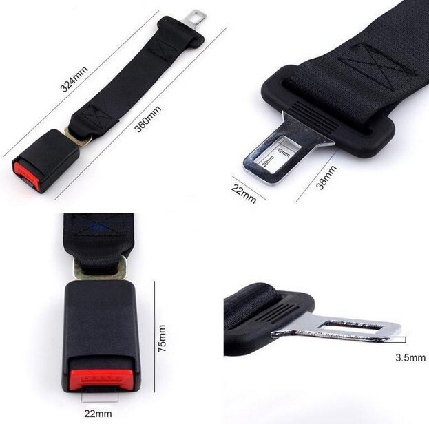 Auto Safety Seat Belt Adjustable Car Auto Extended... – Grandado