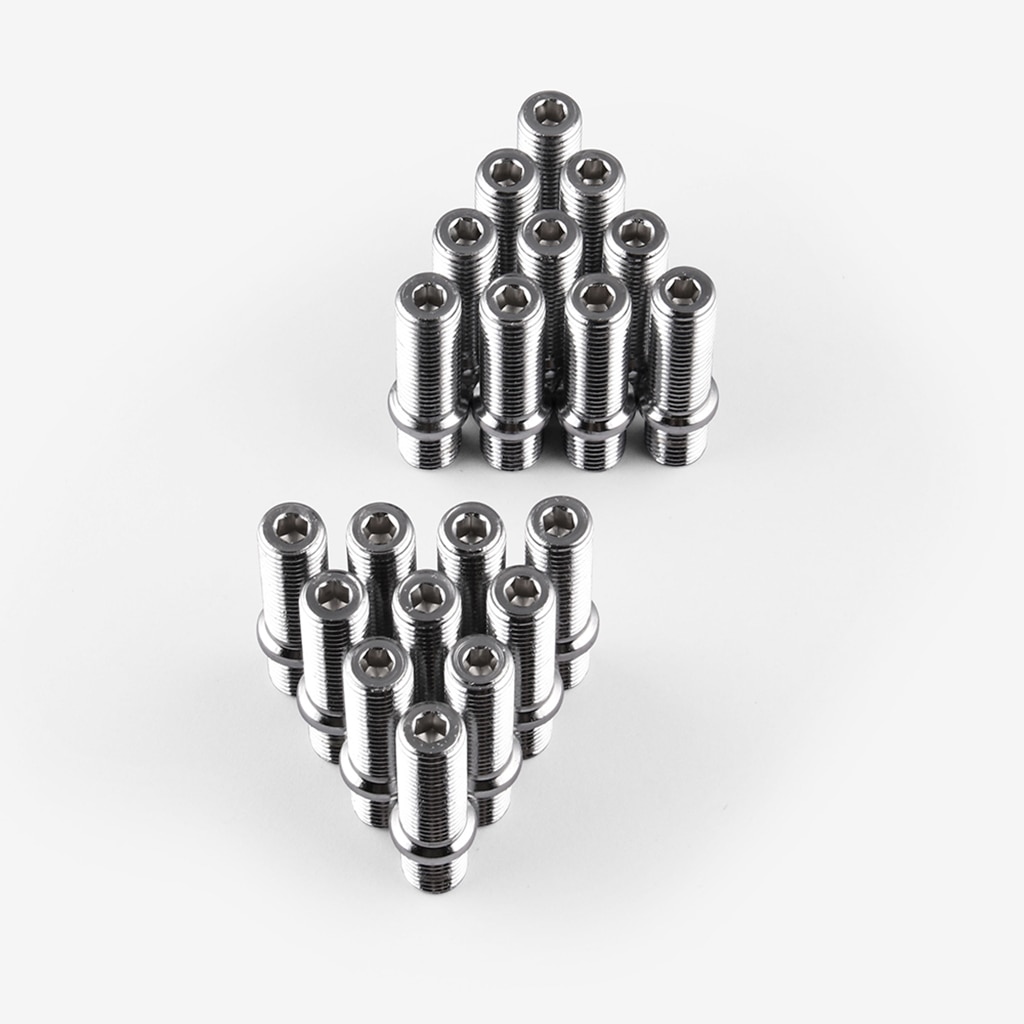 20pcs Silver Extended Wheel Stud Conversion M12*1.... – Grandado
