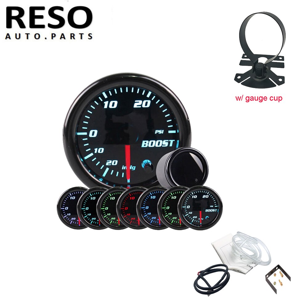 RESO-- 7 Color 0-30 PSI Pressure Vacuum Turbo Mete... – Grandado