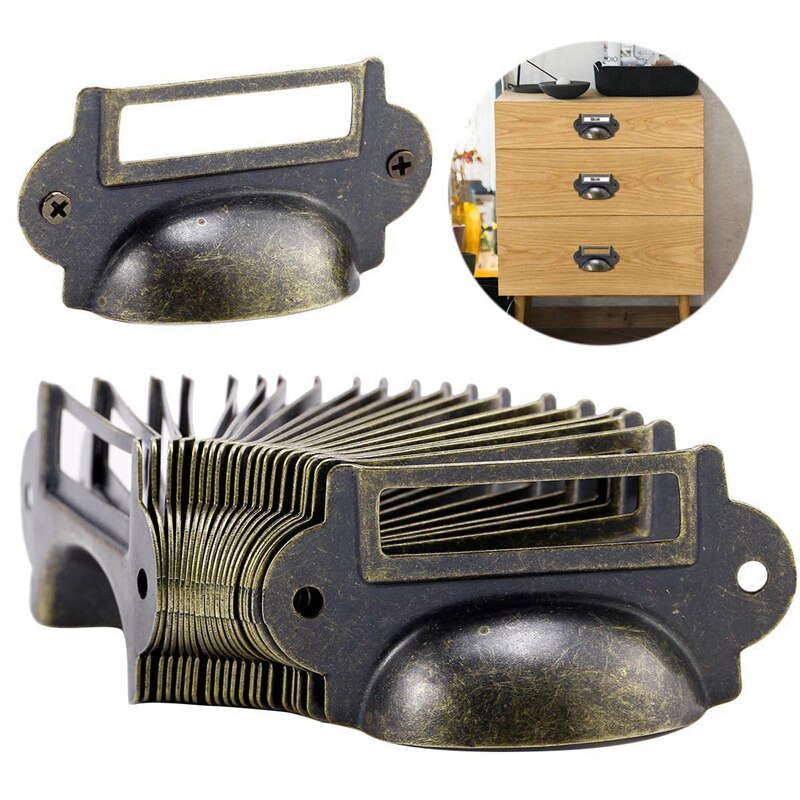 JFBL 20PCS File Name Card File Cabinet Handles Lab... – Vicedeal