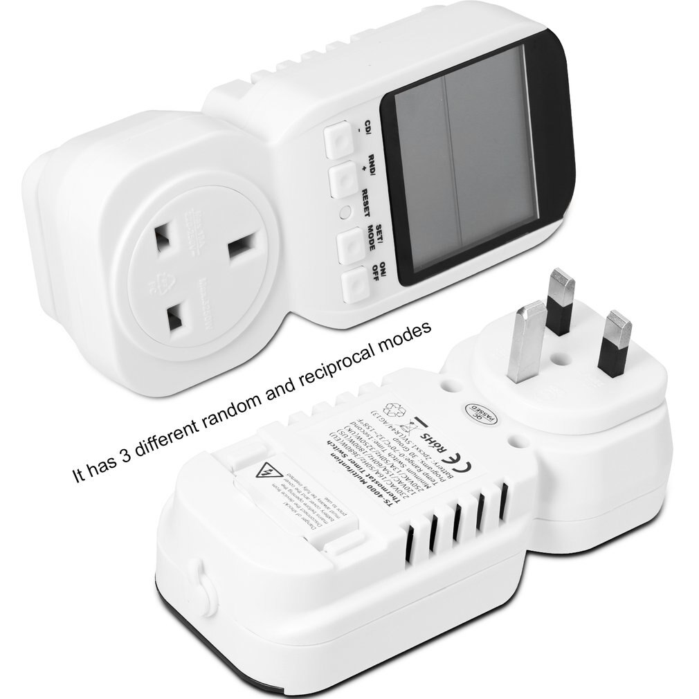 Multi-function LCD Display Thermostat Timer Switch... – Grandado