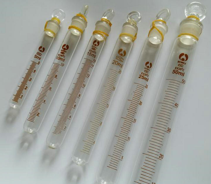 12Pcs 50ml Round bottom glass graduated test tube ... – Grandado