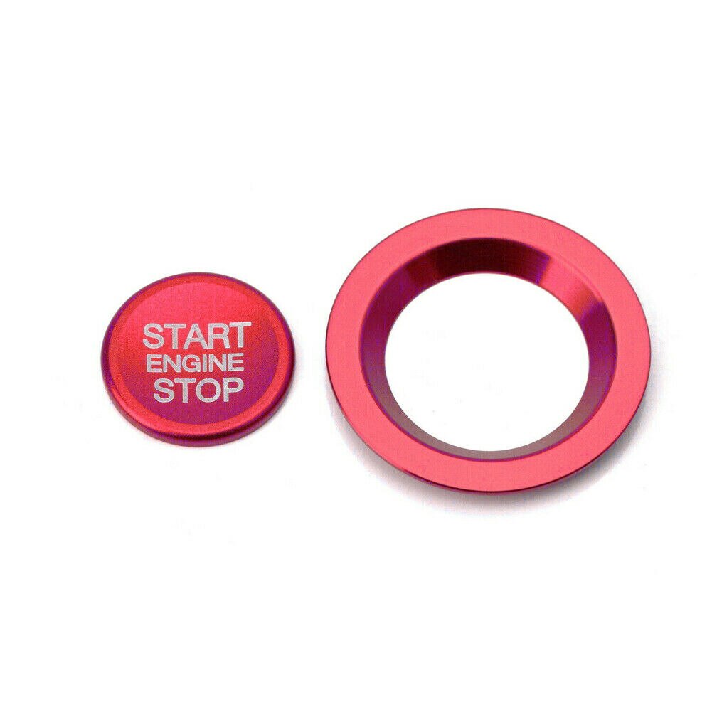 Aluminium Red Keyless Motor Push Start Button Cove... – Vicedeal