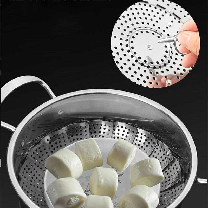 Stainless steel steaming tray, multifunctional fru... – Grandado