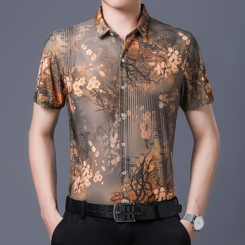 ¡Novedad de ! Camisa de verano para hombre, ropa c... – Vicedeal