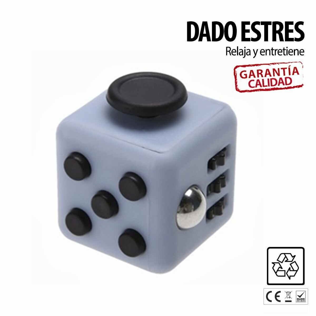 Cubo Dados Magico Antiestres Anti Ansiedad Relajan Grandado