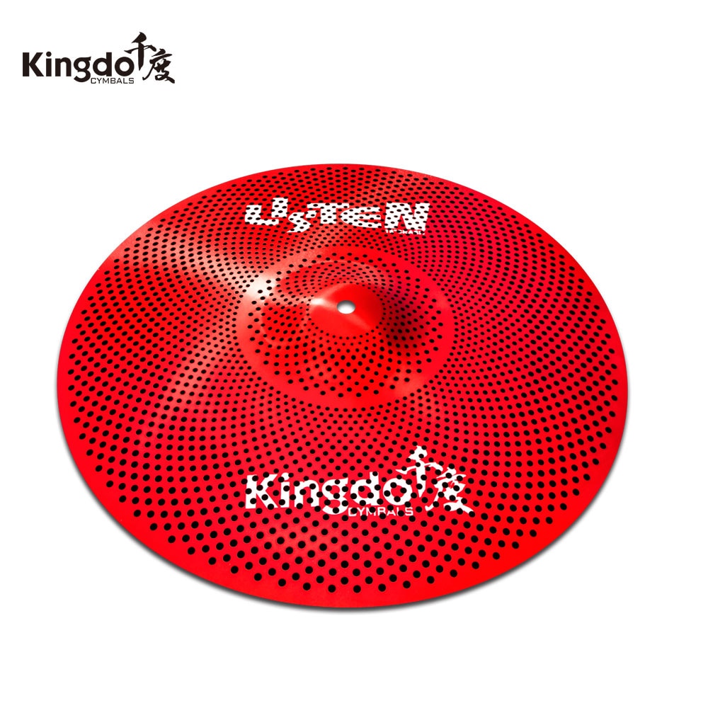 mute silent 18" crash low volume red cymbals – Grandado