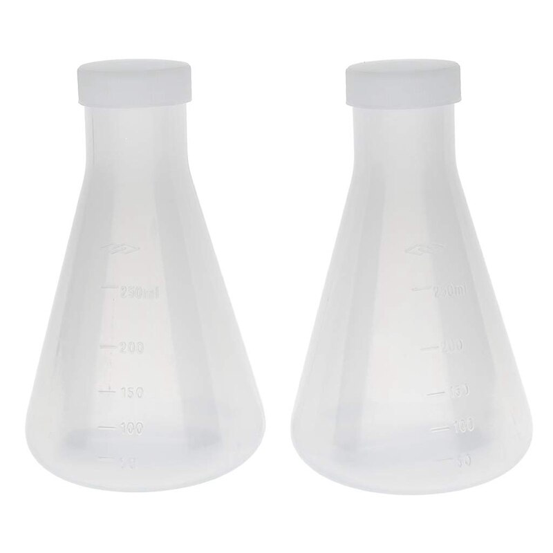Laboratory Graduated Plastic Conical Erlenmeyer Fl... – Grandado