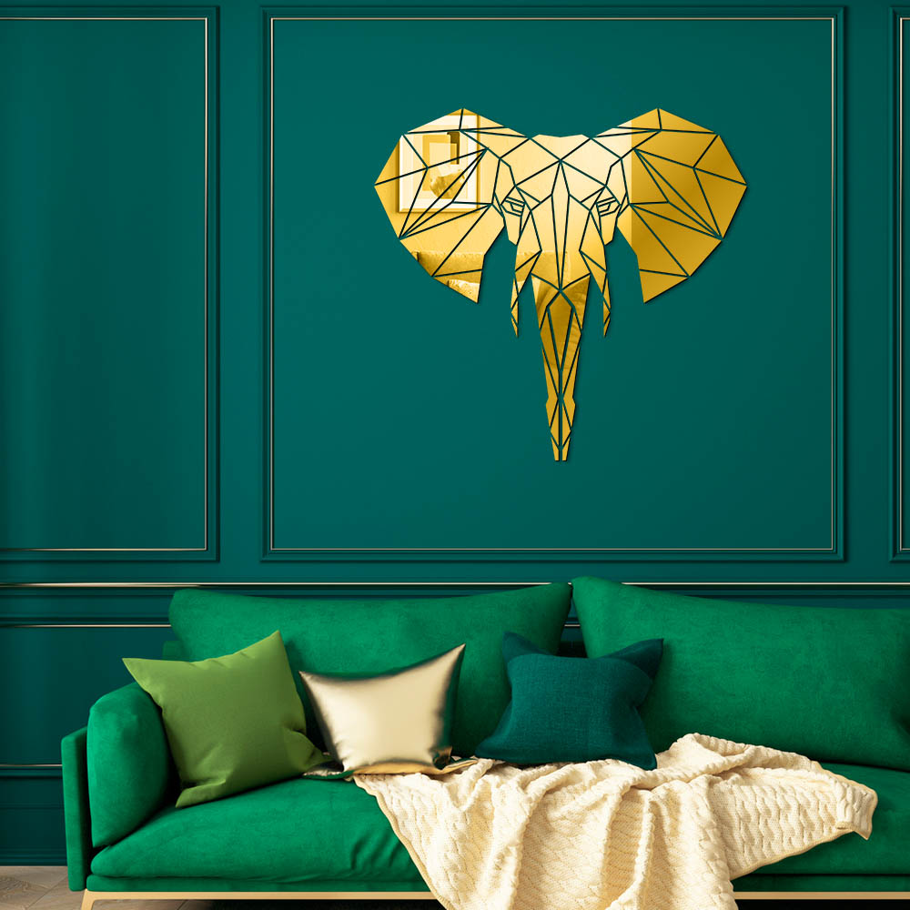 Wildlife Animal Elephant DIY Wall Art Acrylic Mirr... – Vicedeal