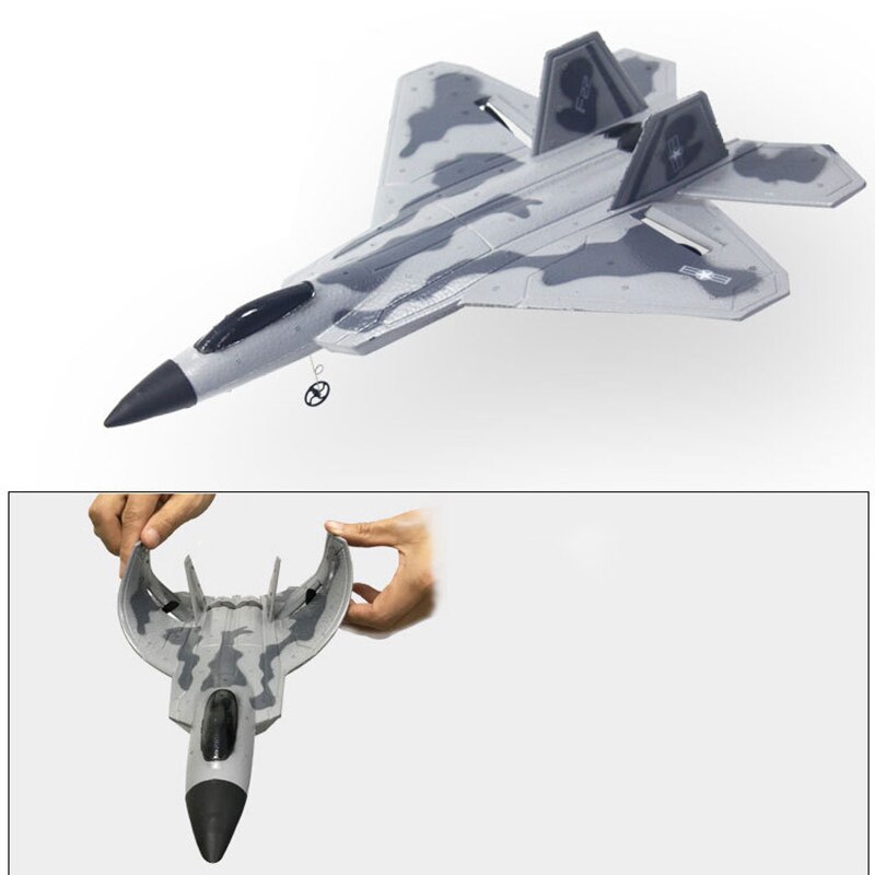 F22 RC Glider Fixed wing Hand throwing foam Gyro p... – Grandado