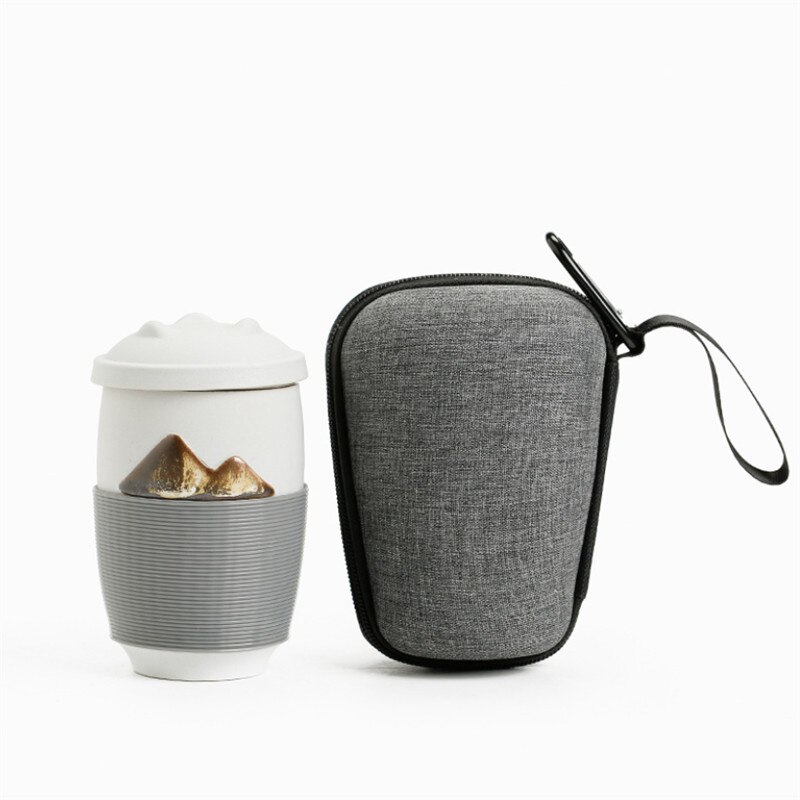 Japanese Ceramic Simple Household Tea Cup with Lid... – Vicedeal