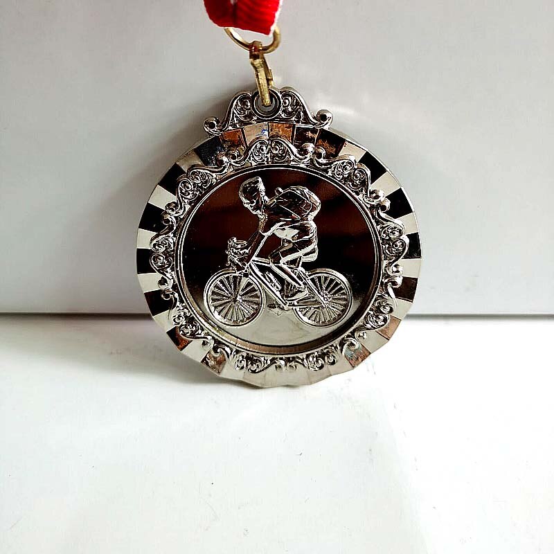 Cycling Medal Gold Color and Silver Color and Bran... – Grandado