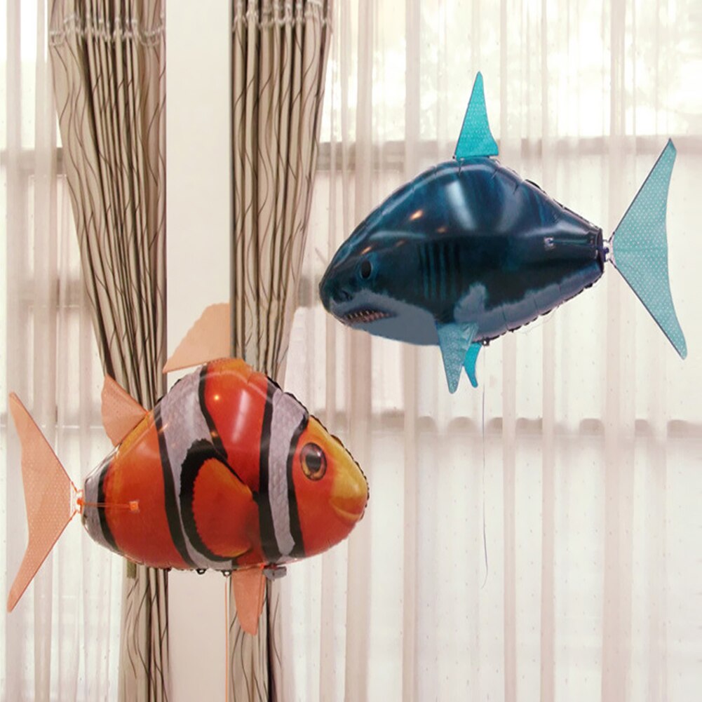 Shark Remote Control Toys Fly Air Balloon Animal A... – Grandado