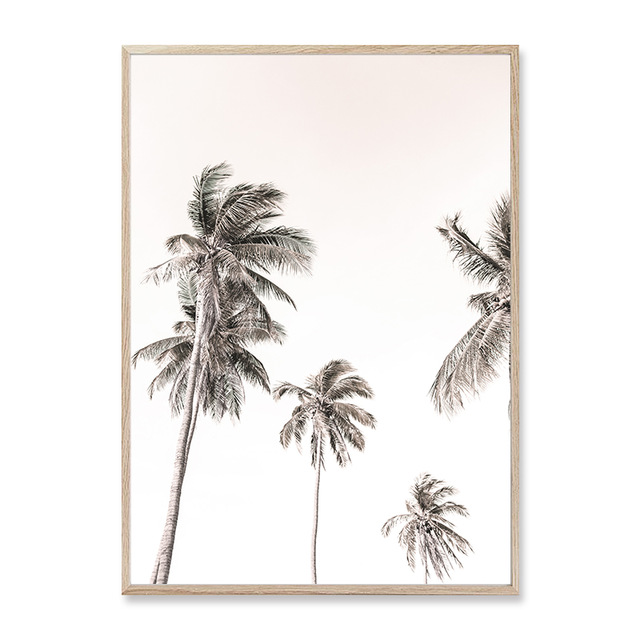 Palm Tree Landscape Bohemian Style Canvas Painting... – Vicedeal