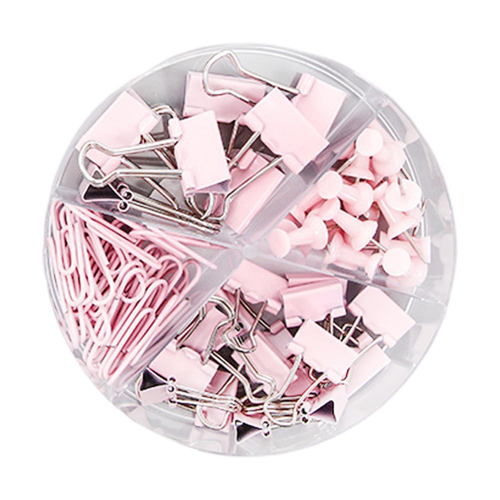 72pcs Folder Documents Clips Paper Clips Push Pins... – Vicedeal
