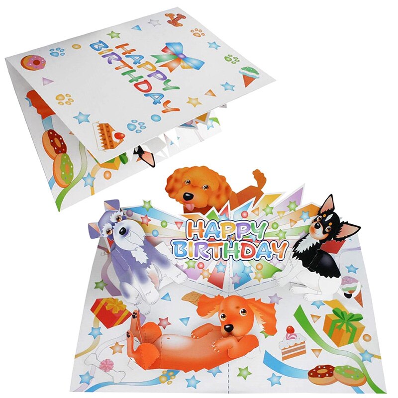 DIY Pop-up Card Happy Birthday,Handmade 3D Anniver... – Vicedeal