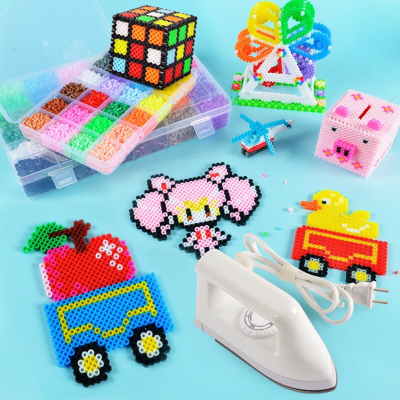 24/72 colors box set hama beads toy 2.6/5mm perler... – Grandado