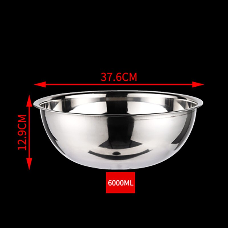 Stainless steel basin, egg-beating basin, househol... – Grandado