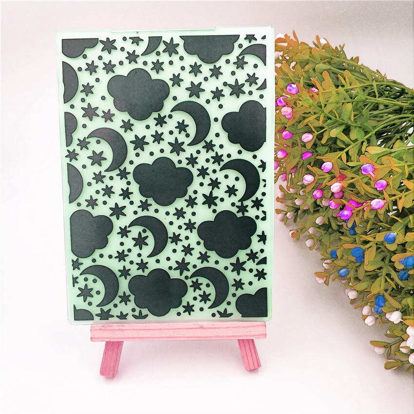 plastic moon template craft card making paper card... – Vicedeal