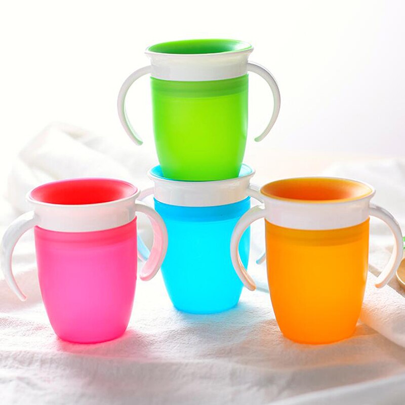 1PC 360 Baby Cups Can Be Rotated Magic Cup Baby Le... – Grandado