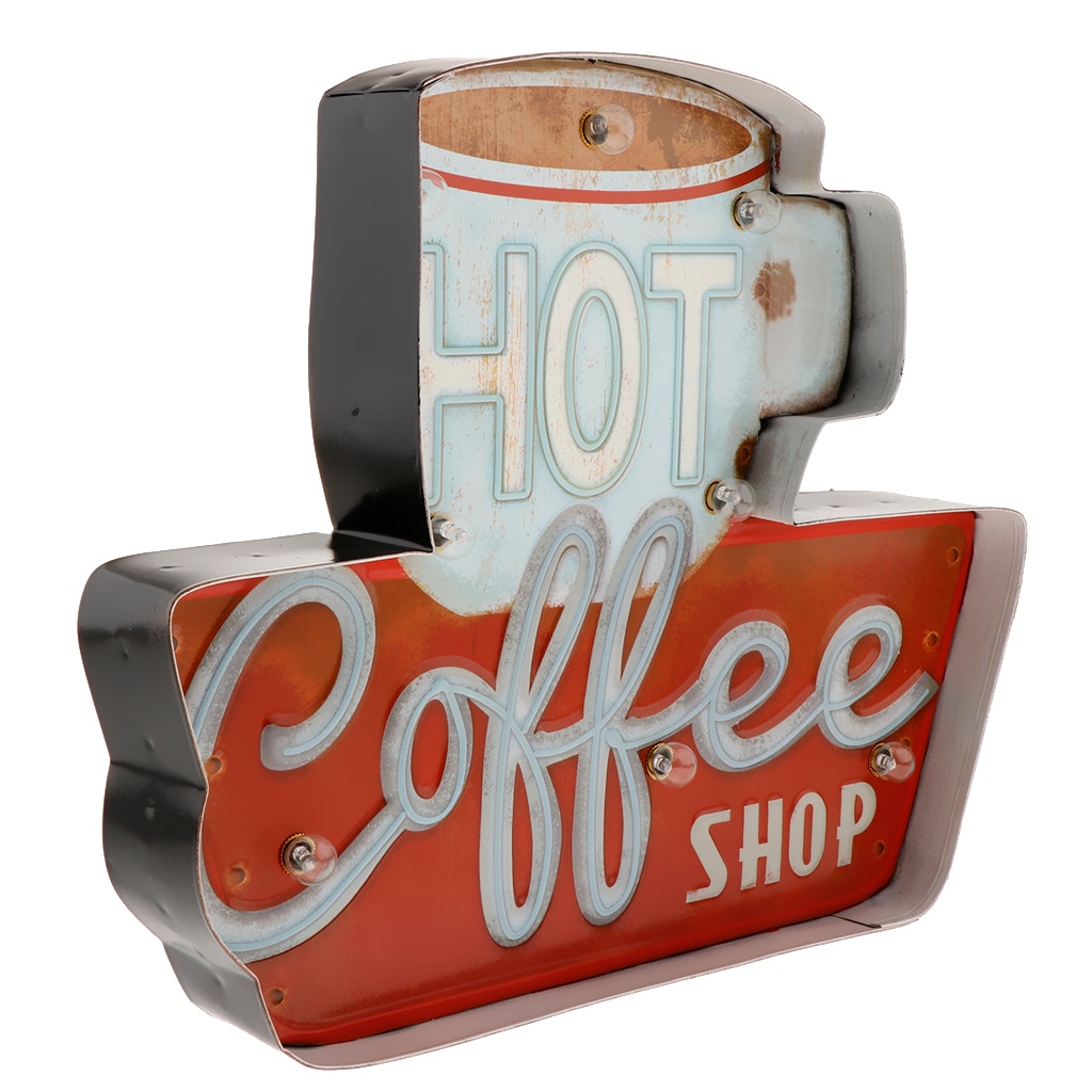 Vintage Metal Tin Signs Coffee Print Art Painting ... – Vicedeal