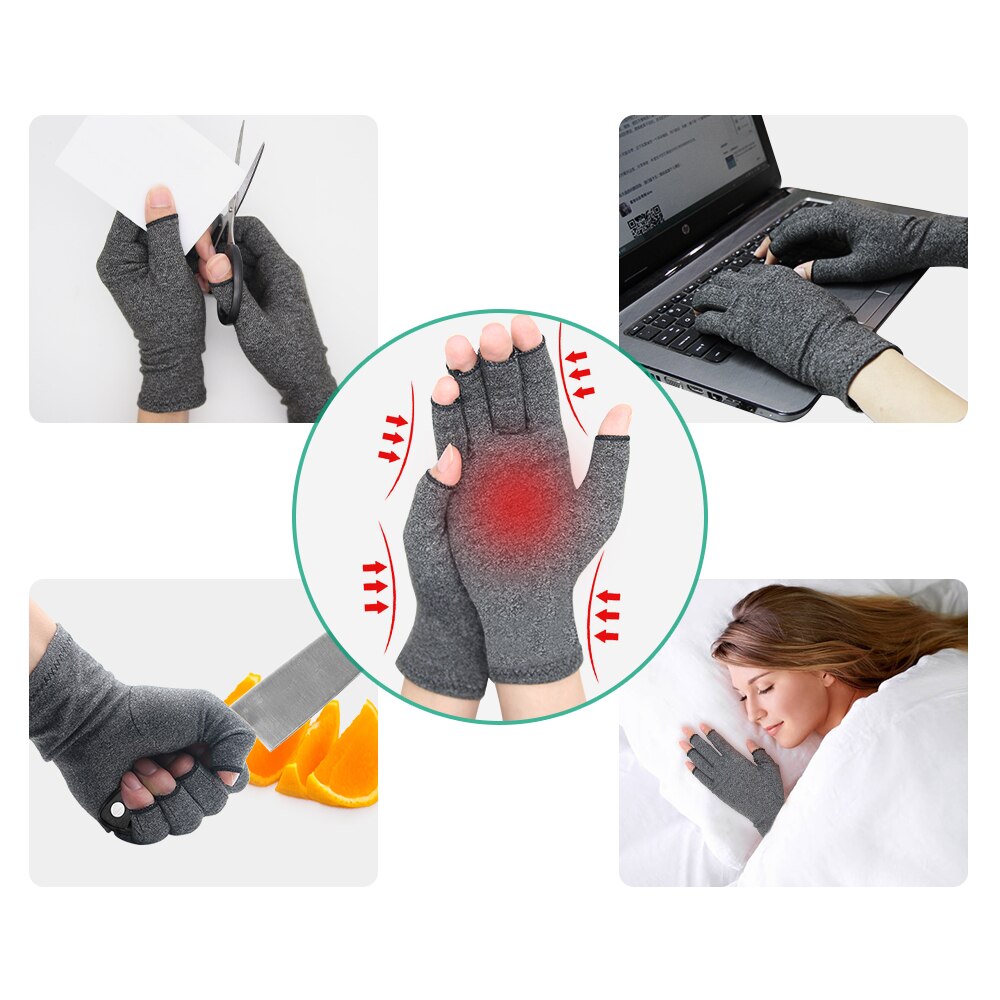 1 Pair Compression Arthritis Gloves Premium Arthri... – Grandado