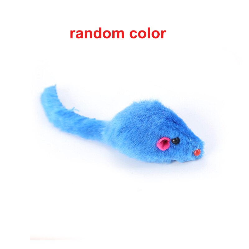 Colorful Mouse Cat Toy Plush Mice Toys Bite Resist... – Grandado