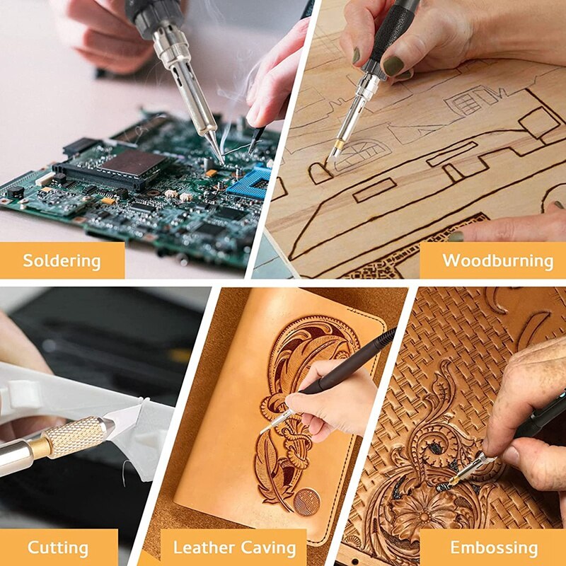 Hout Brander Kit Met Lcd Digitale Display En Verst... – Vicedeal