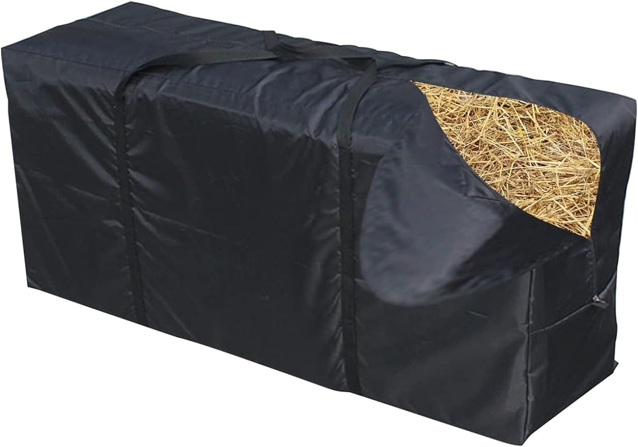 Horse Hay Bales Storage Bag Waterproof Collapsible... – Grandado