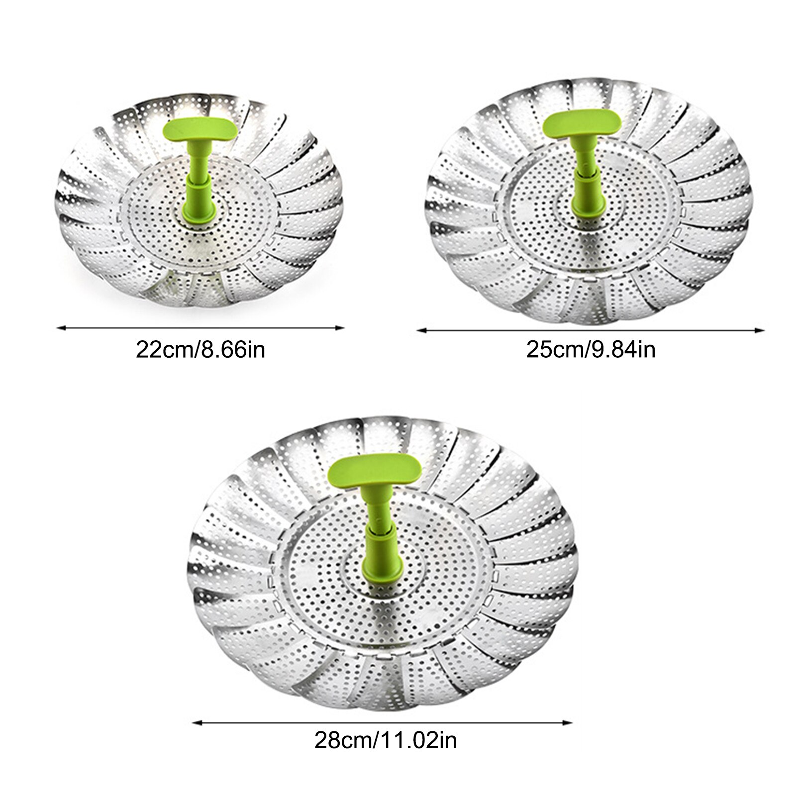 Folding Dish Steam Steamer Stainless Steel Folding... – Grandado