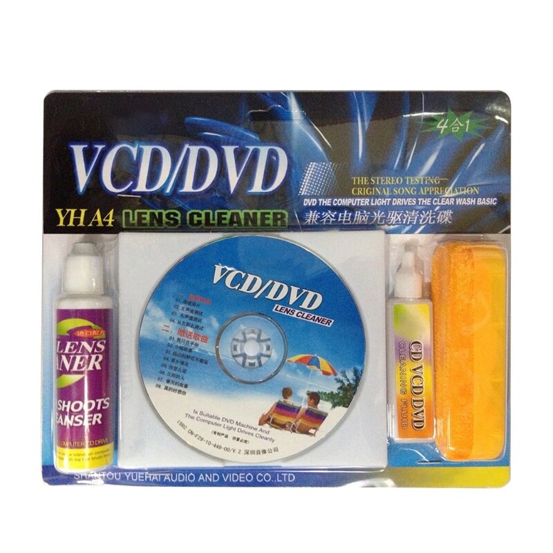 4 In 1 Vcd Dvd Rom Speler Onderhoud Lens Cleaning ... – Vicedeal