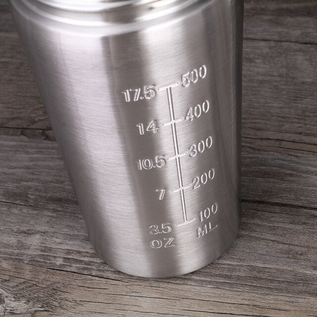 750/500Ml Single Layer 304 Stainless Steel Shaking... – Grandado