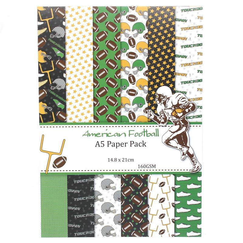KSCRAFT Football 12sheets/lot A5 Single-side Print... – Grandado