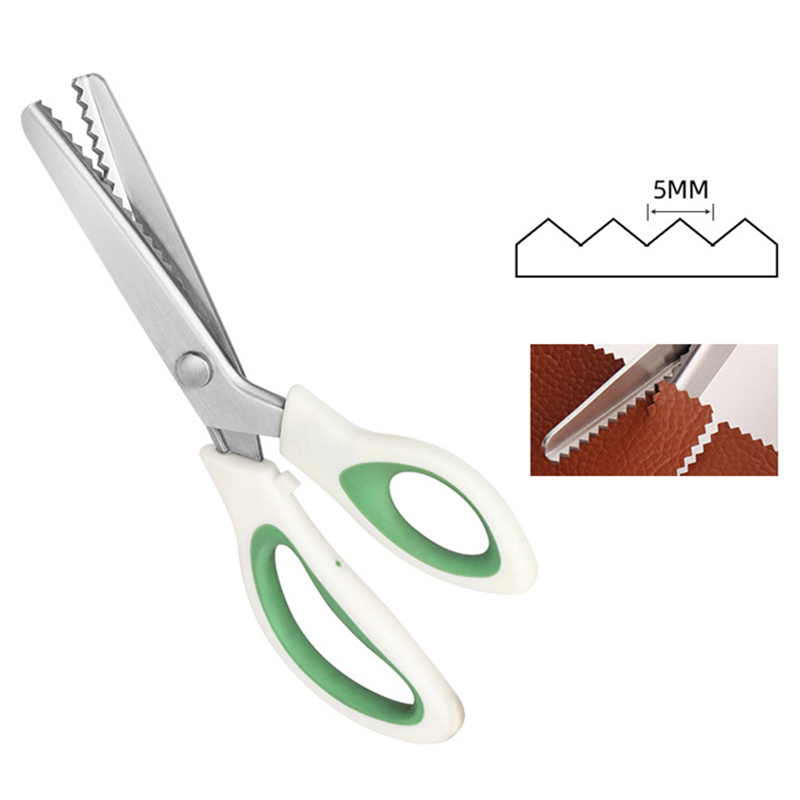 Chisel Pinking Shears Scissors Cutting Serrated Sc... – Grandado
