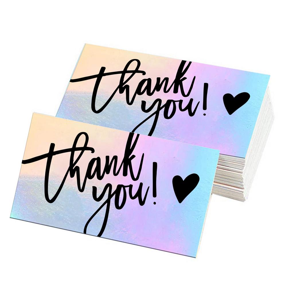 50Pcs Postcard Kleurrijke Dank U Kaarten Voor Onde... – Vicedeal