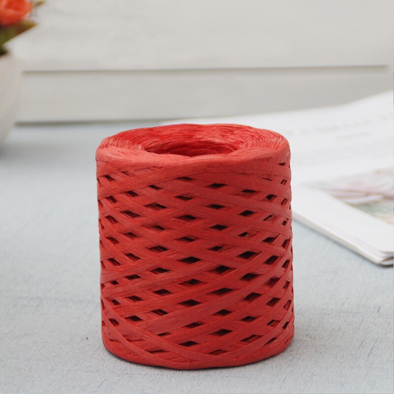 200M Paper Rope Raffia Ribbon Natural Lace Rope Bo... – Grandado