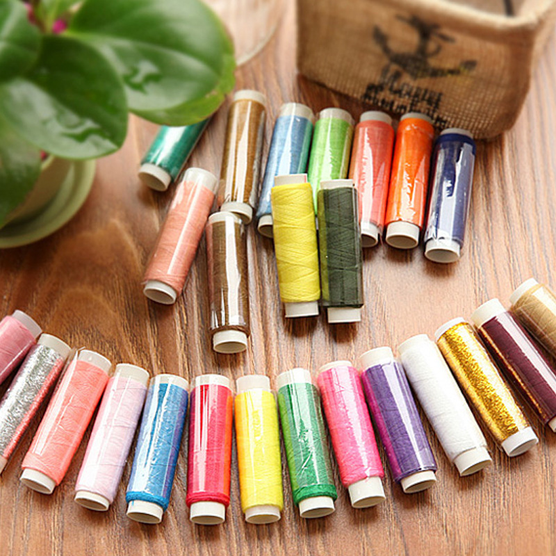 39 colors/lot good quality Polyester Sewing Thread... – Grandado