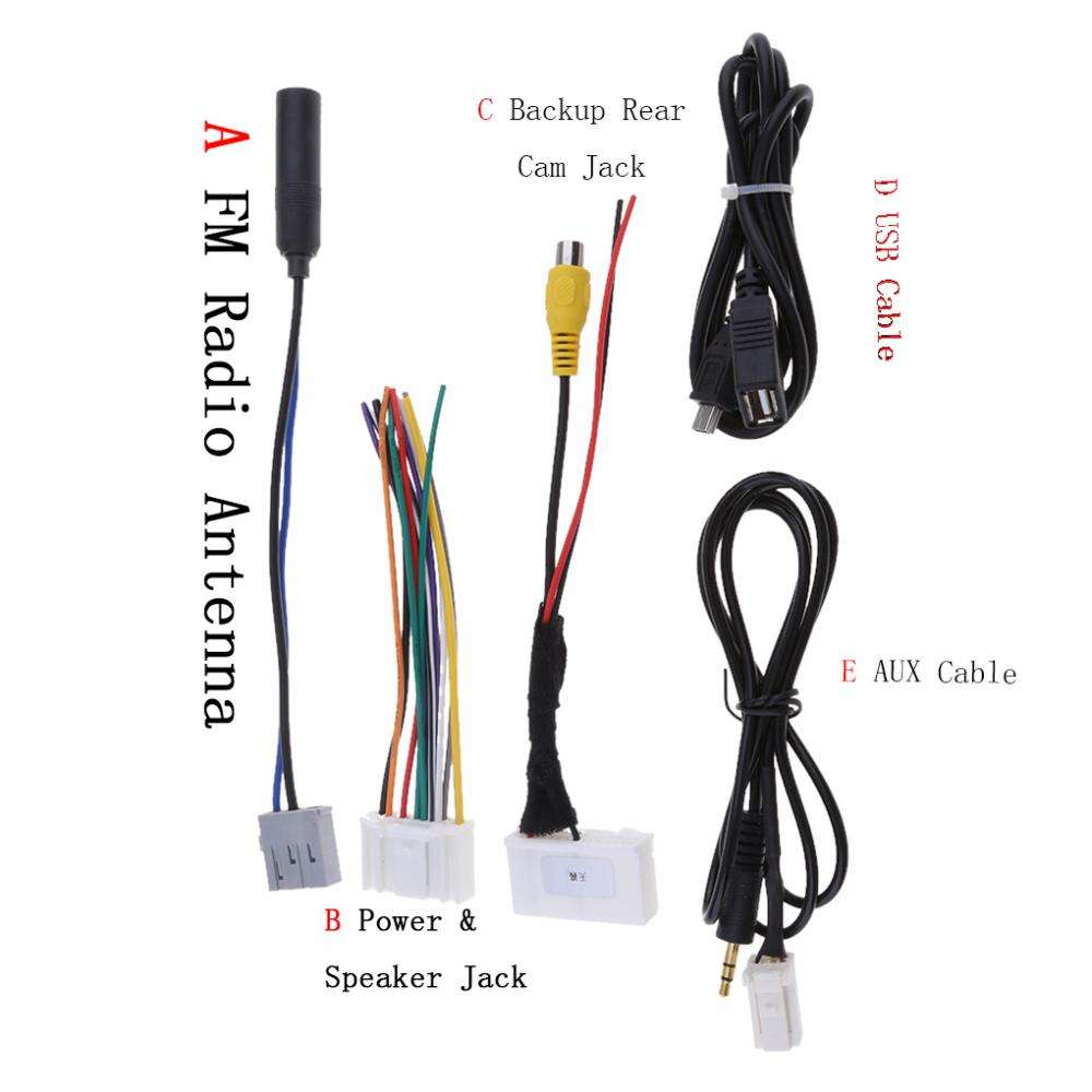 Premium Car Audio Stereos Wiring Harness Wires 5 R... – Grandado