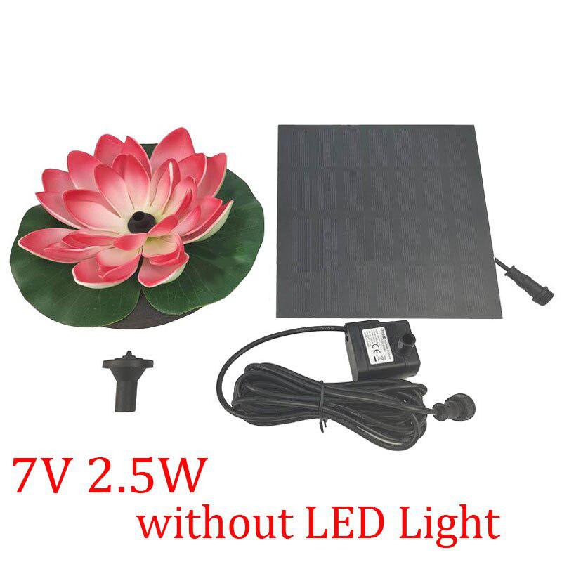 Solar Lotus Fontein met LED Licht Binnenplaats Lan... – Vicedeal