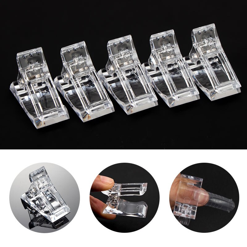 SAVILAND 5pcs Quick Building Nail Tips C Curve Sha... – Grandado