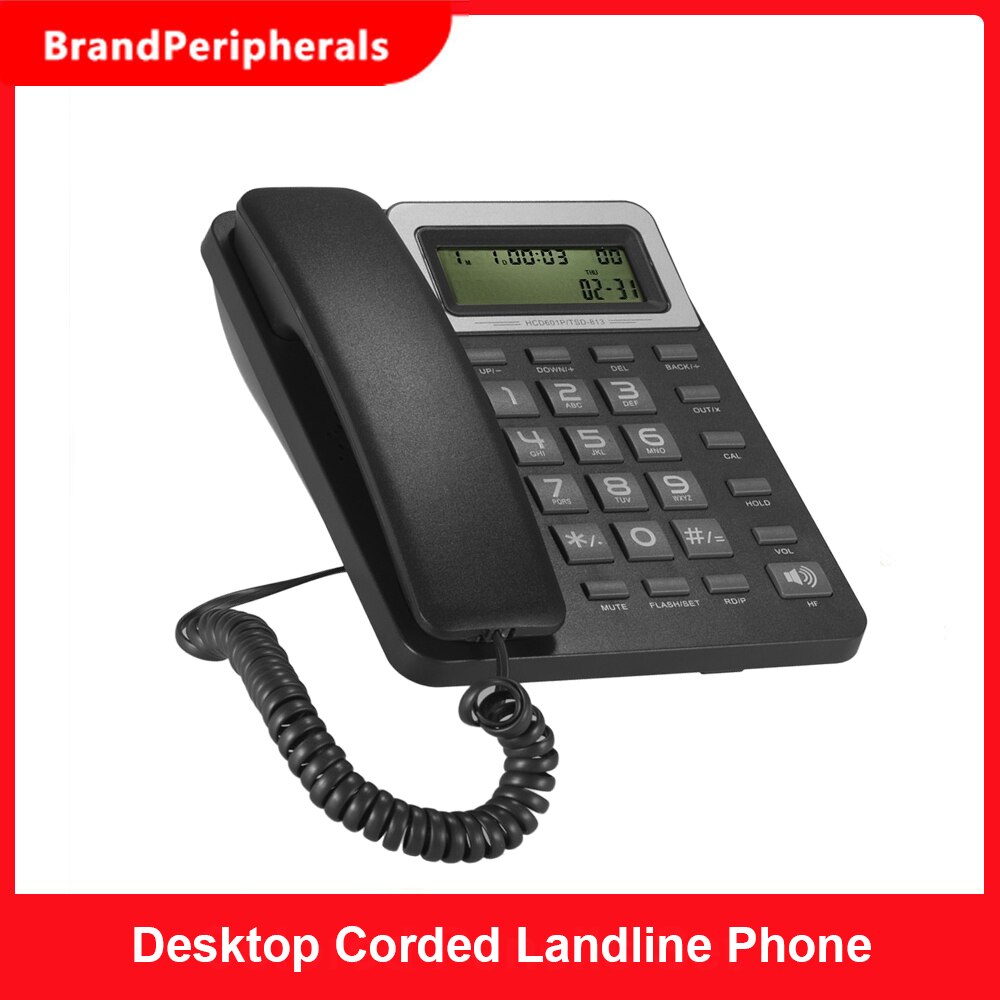 Telefono fisso con filo fisso da tavolo telefono f... – Grandado