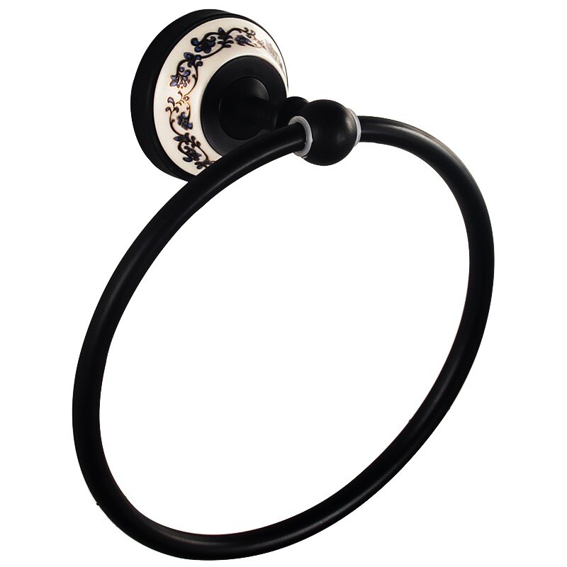 Bronze Towel Rings Solid Brass Circular Base Bathr... – Grandado