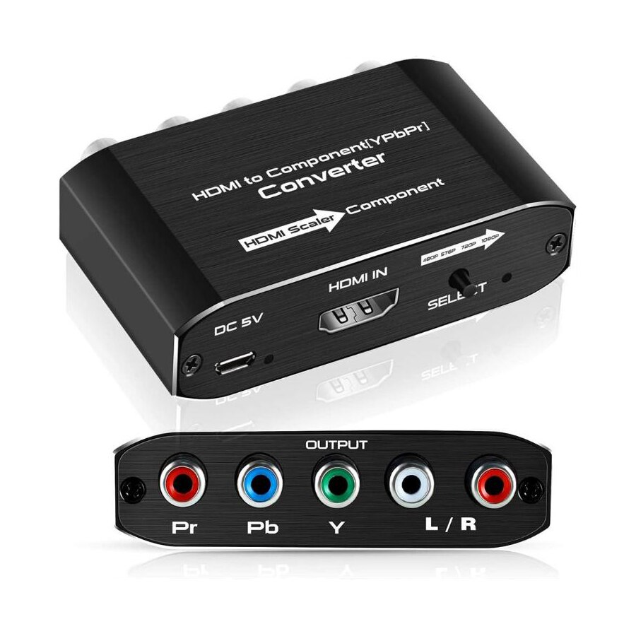HDMI zu YPbPr 5RCA RGB Komponente Konverter Adapte... – Grandado