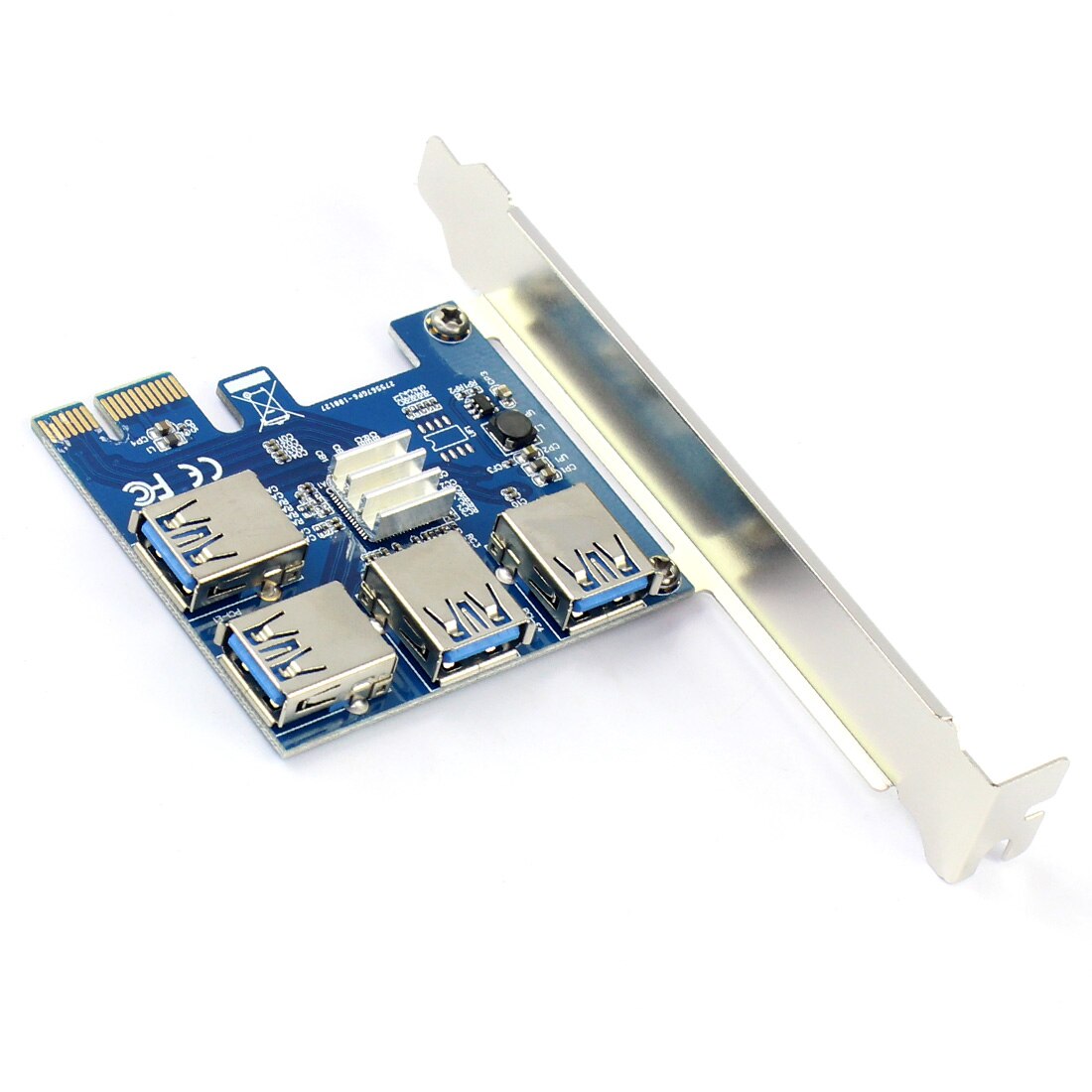 Add in Card PCIe 1 to 4 PCI Express 16X Slots Rise... – Grandado