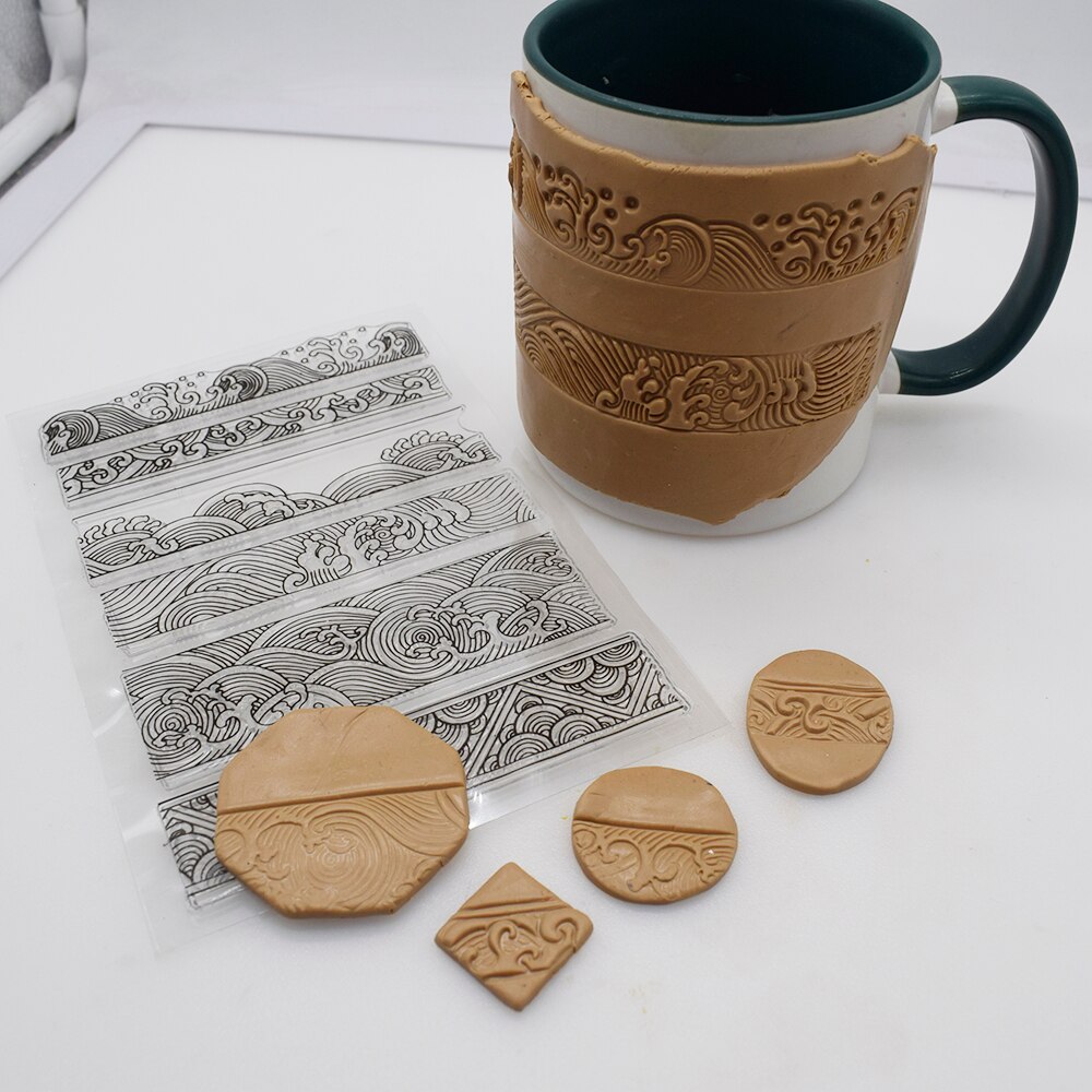 Clay Stamp Texture Emboss Sheet Ceramic Pottery Po... – Grandado