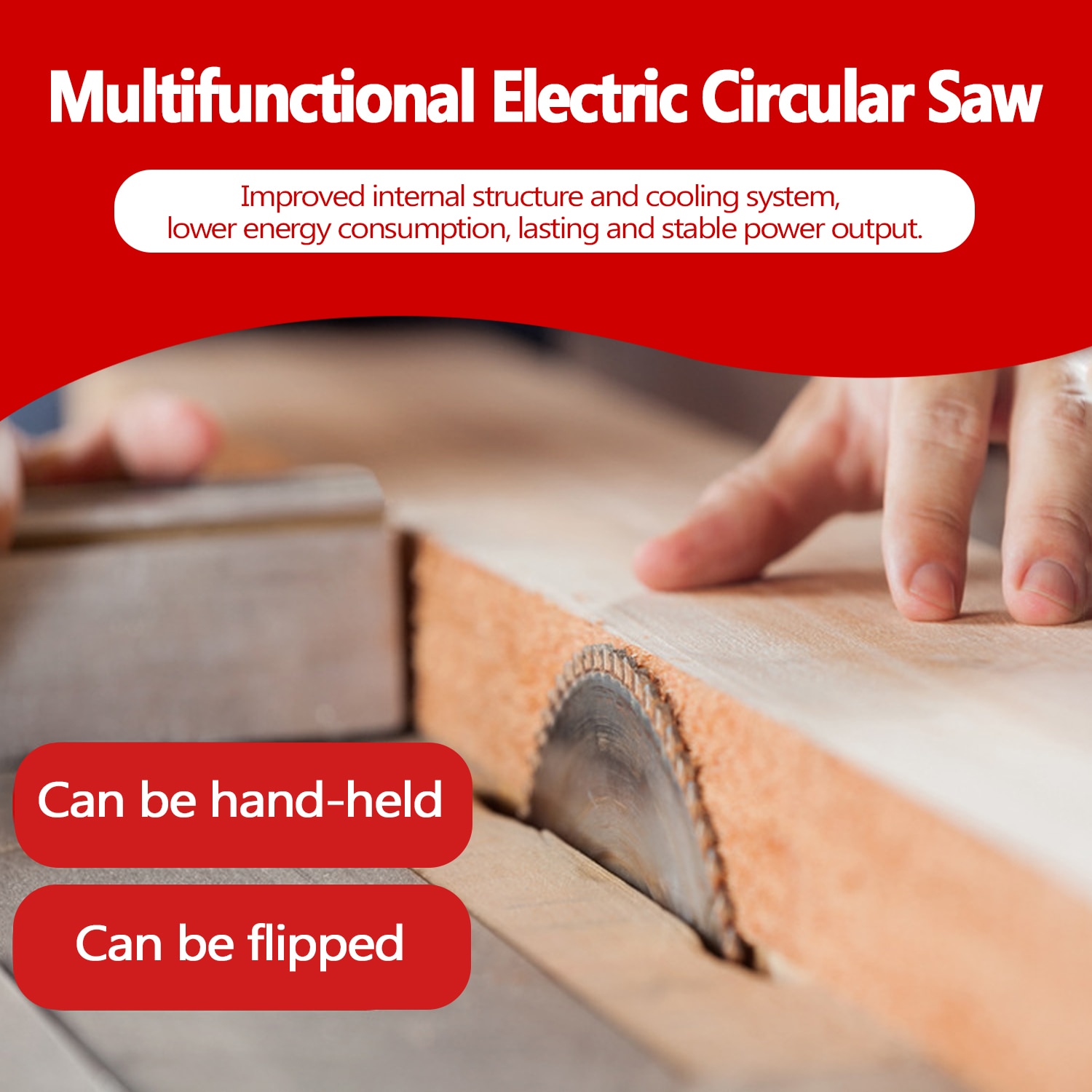 7 Inch Electric Circular Saw Aluminum Body Portabl... – Grandado