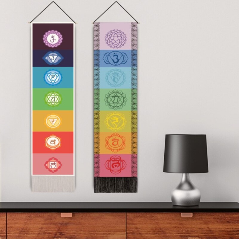 7 Chakra Mandala Tapestry Yoga Meditation Banners ... – Vicedeal