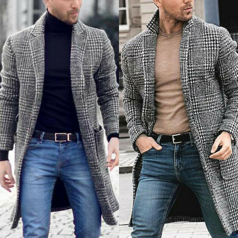 brand wool coats for men wool coats for Autumn Win... – Grandado