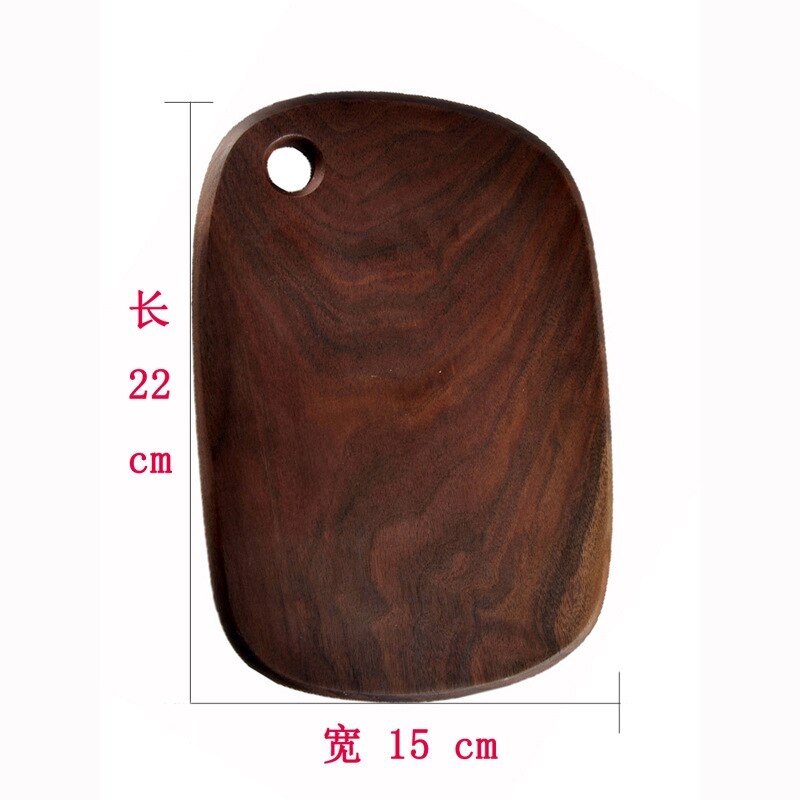 Black walnut fruit chopping board Outdoor solid wo... – Vicedeal