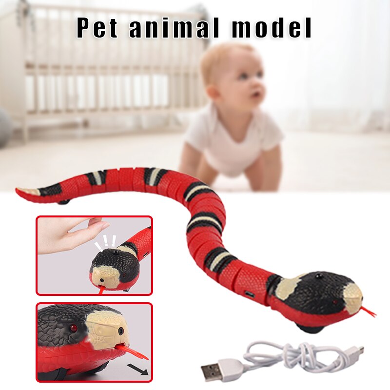 Electric Animal Toy Simulation Snake USB Rechargea... – Grandado